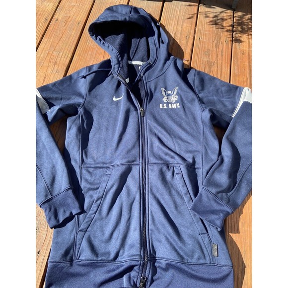 Nike | Jackets & Coats | Nike On Field Us Navy Full Zip Navy Drifit ...